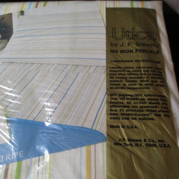 Utica | Bedding | Vintage Utica By Jp Stevens Full Flat Sheet Whisper ...